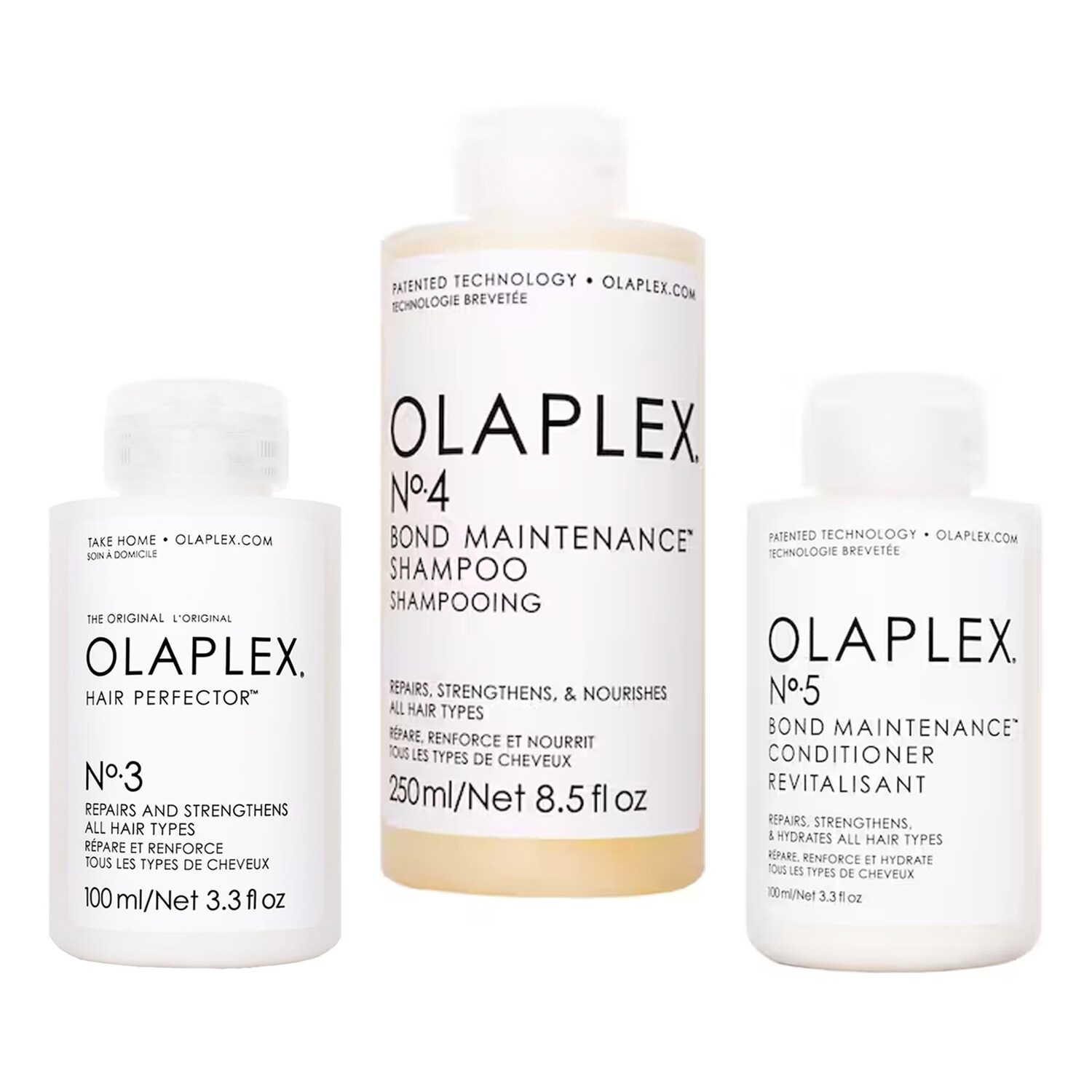 Routine trio réparatrice et revitalisante de OLAPLEX ≡ SEPHORA