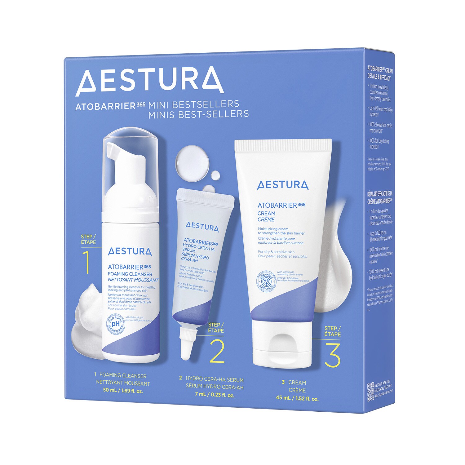 Aestura - Atobarrier365 Bestseller Kit - Ansiktsvård För Känslig Hud I ...