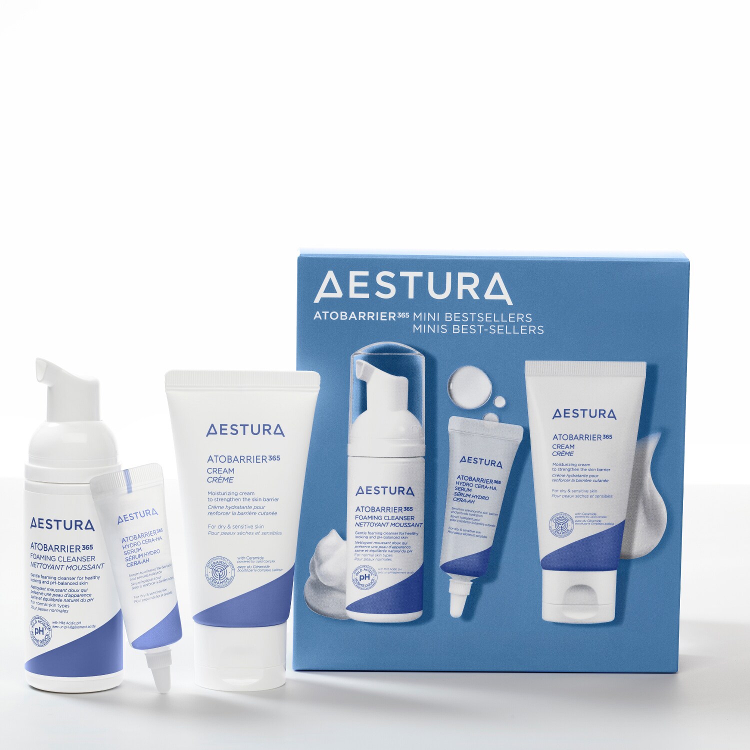 Aestura - Atobarrier365 Bestseller Kit - Ansiktsvård För Känslig Hud I ...