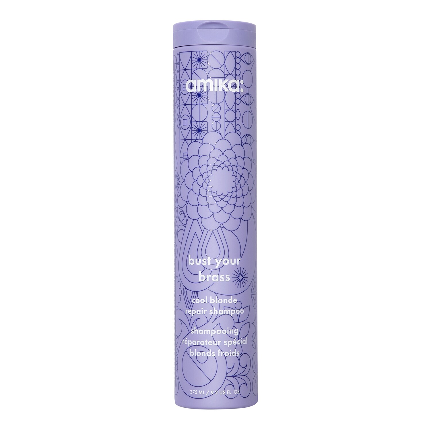 Amika - Bust Your Brass Cool Blond - Shampoo Mod Gule Toner