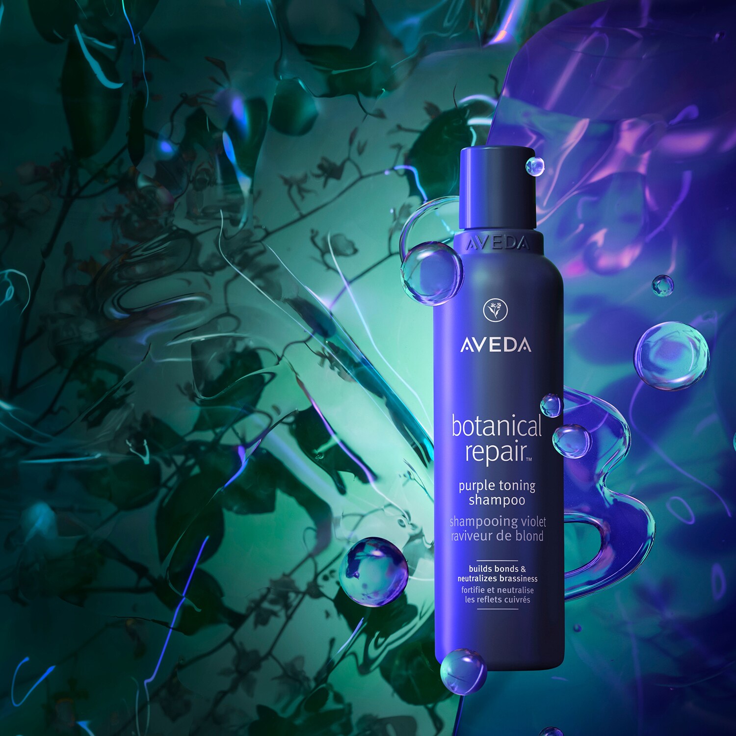 Purple Toning Shampoo - Shampooing violet pour cheveux colorés de AVEDA ...