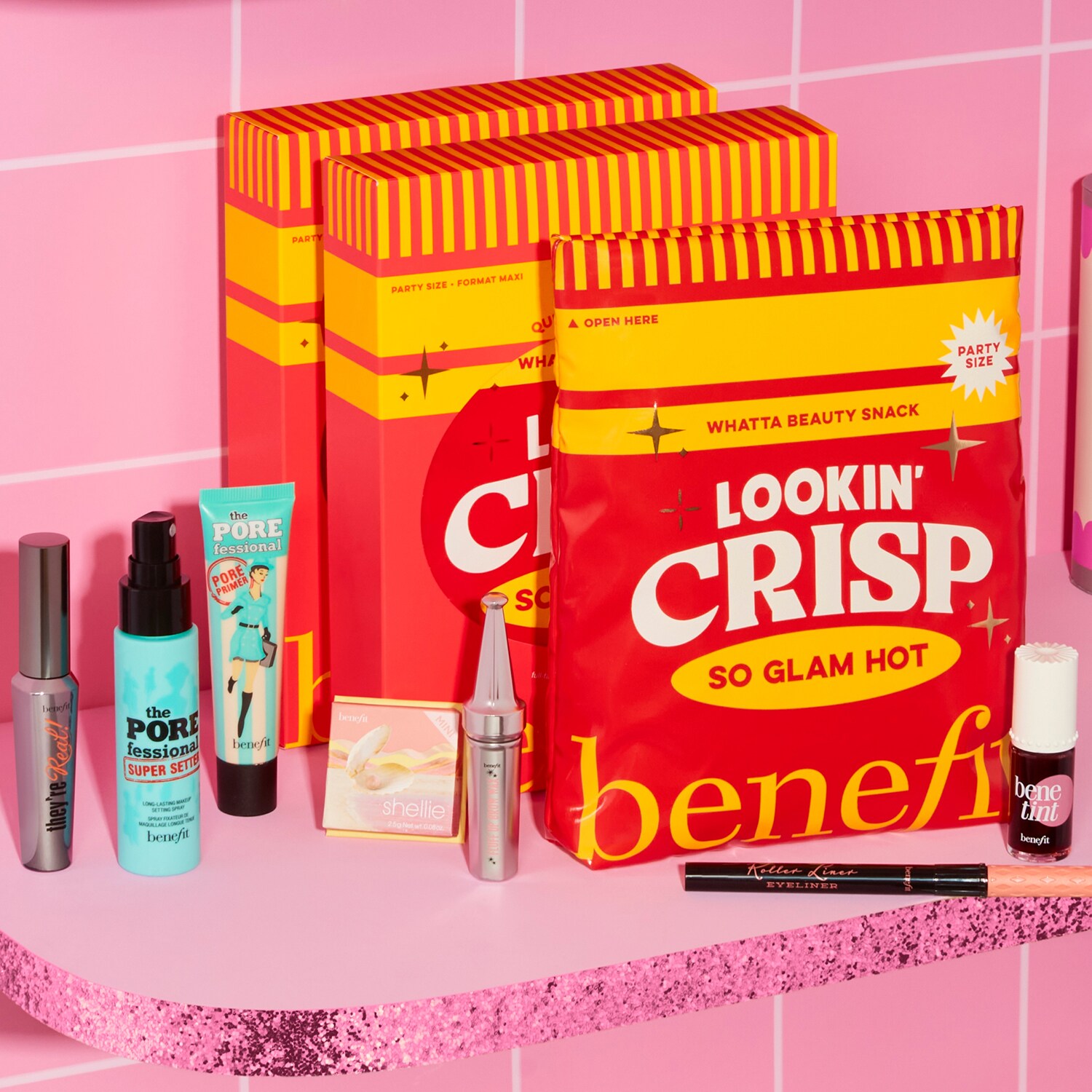 Lookin' Crisp - Full-Face Christmas Beauty Set BENEFIT COSMETICS ≡ SEPHORA