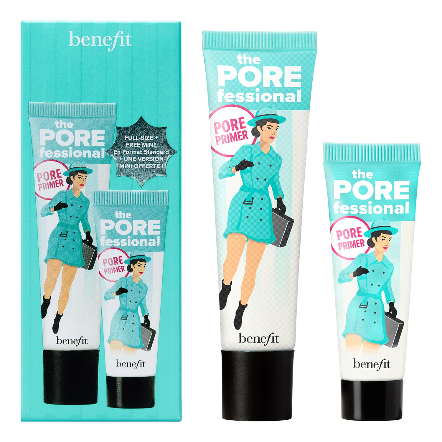 Extra POREfessional pore primer kit - Full-size και mini απαλό primer για πόρους Benefit ...