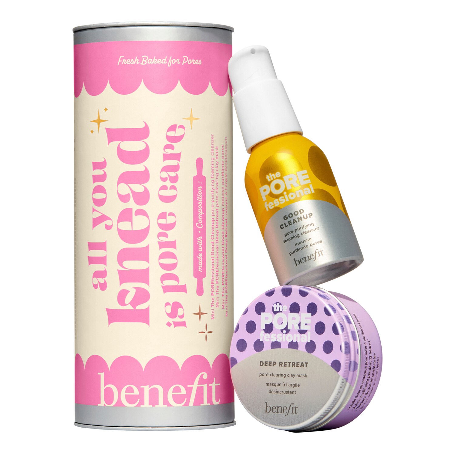 All You Knead is Pore Care - Le coffret de Noël soins du visage pour les pores de BENEFIT ...