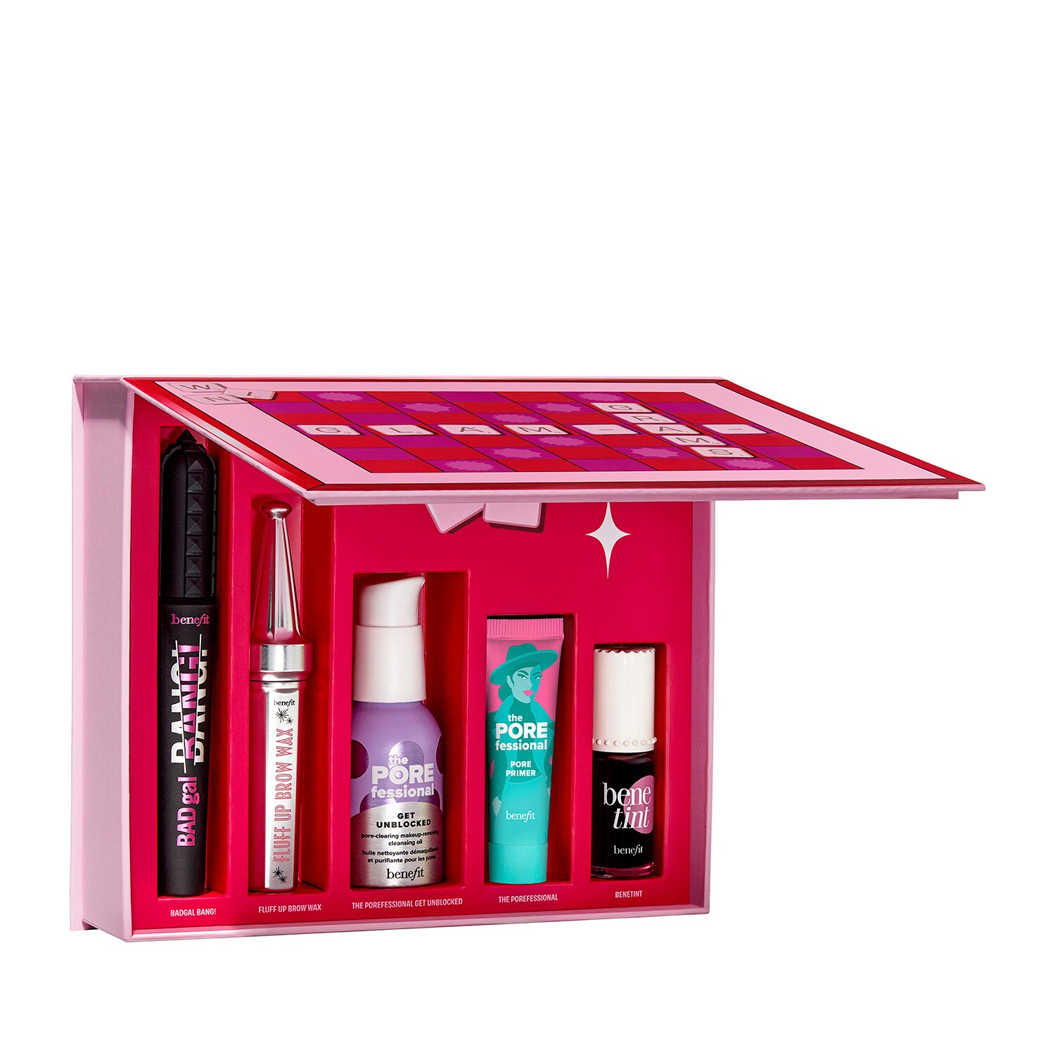 Glam-A-Grams - Coffret de Noël maquillage et soins de BENEFIT COSMETICS ...