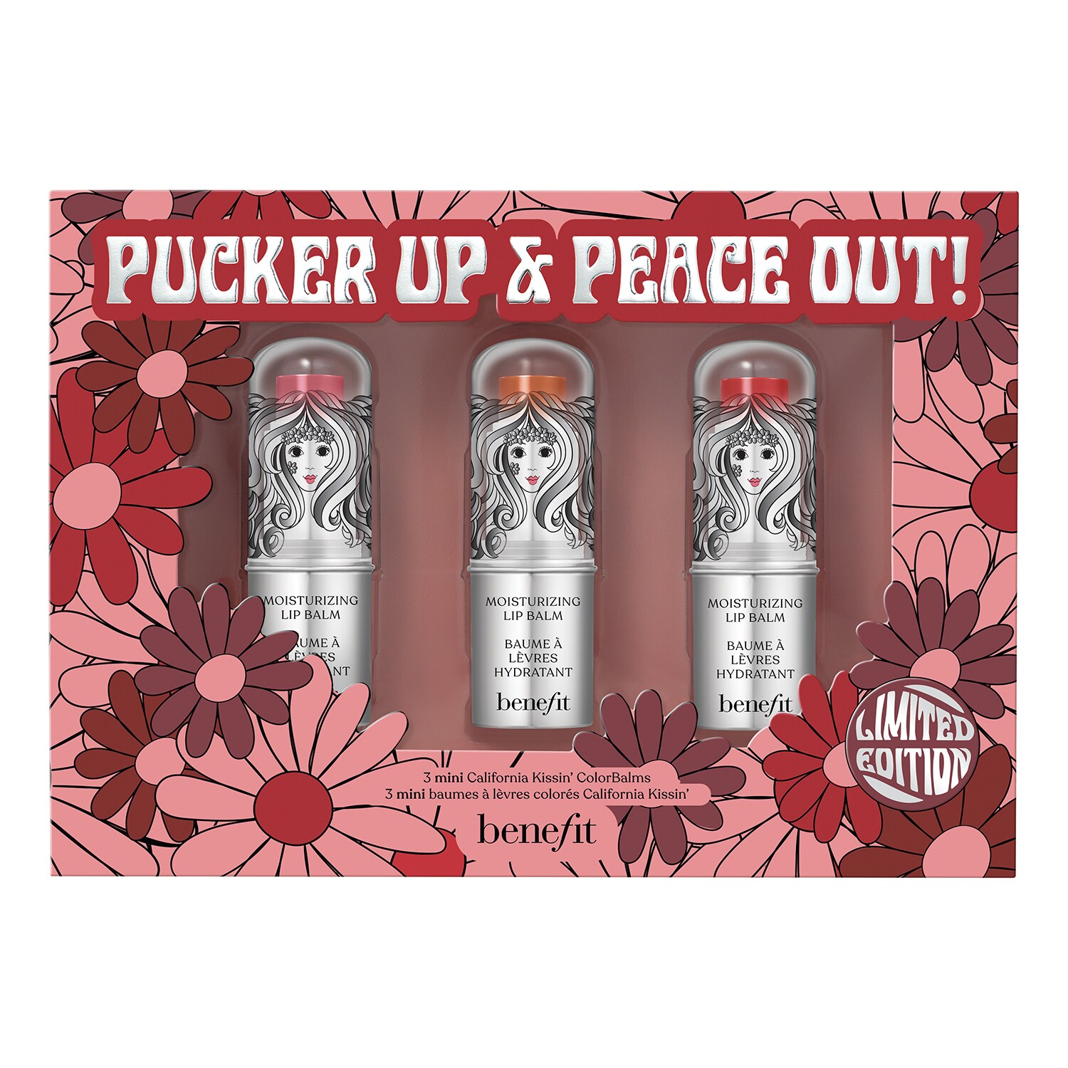 Benefit Cosmetics - Gåvoset Med Läppstift - Pucker Up & Peace Out