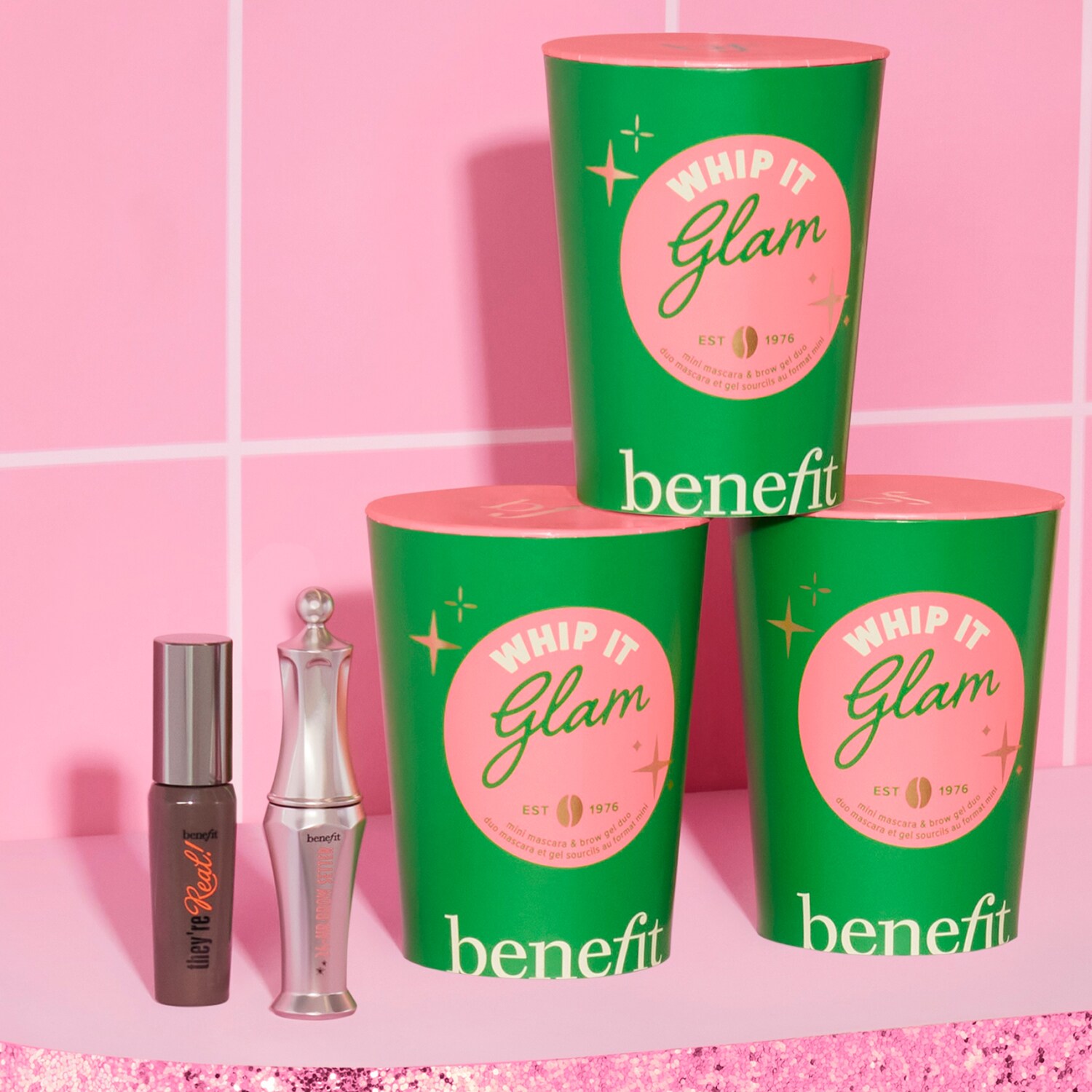 Benefit Cosmetics - Whip It Glam - Mini Mascara & Brow Duo Christmas ...