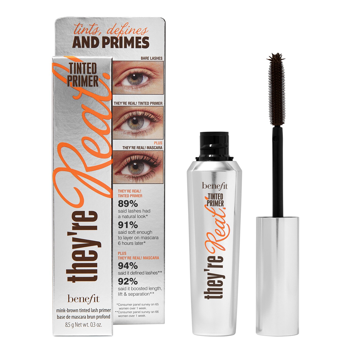 They're Real! Tinted Primer - Base de mascara teintée de BENEFIT ...
