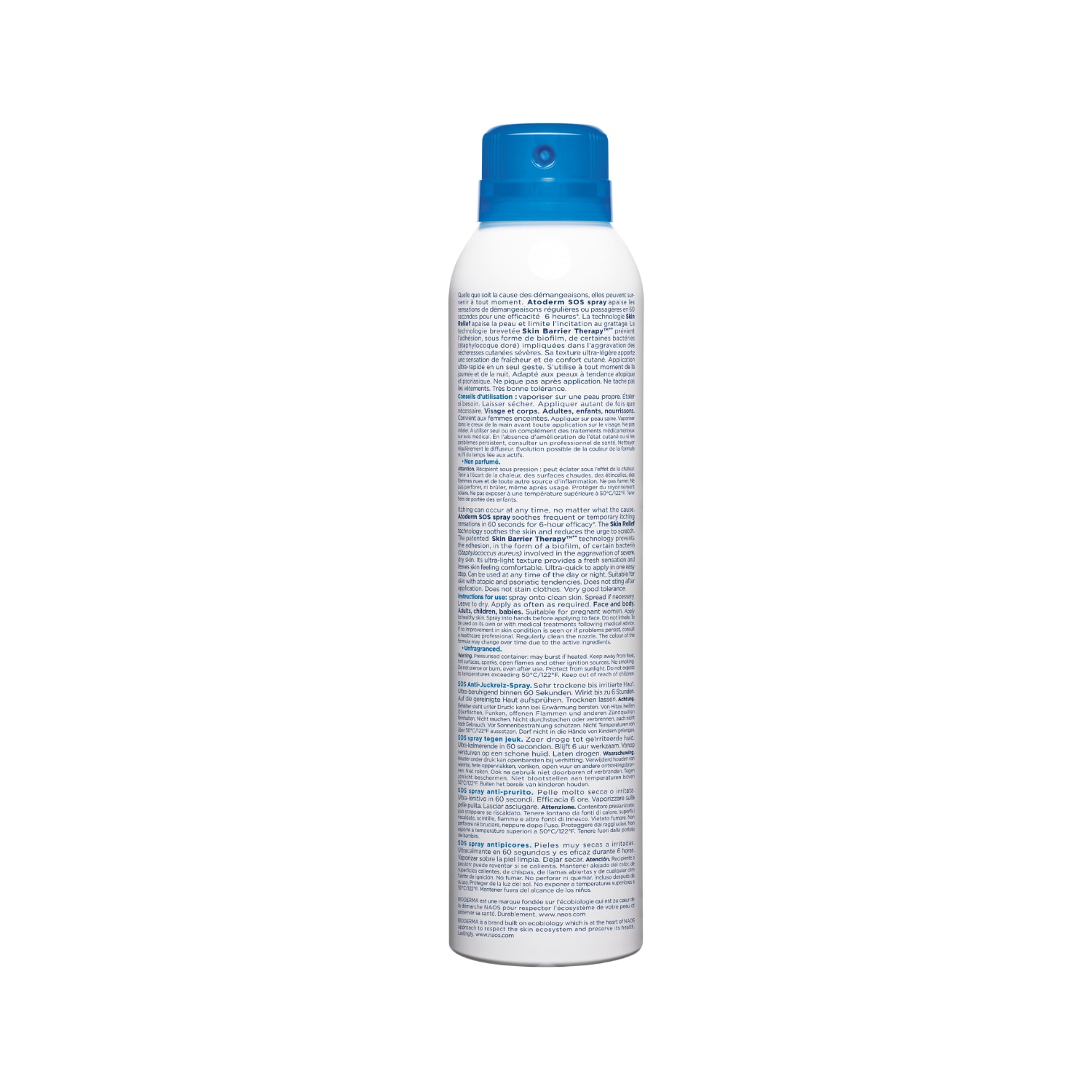 Atoderm SOS - Spray corps anti-démangeaison pour peau sensible de ...