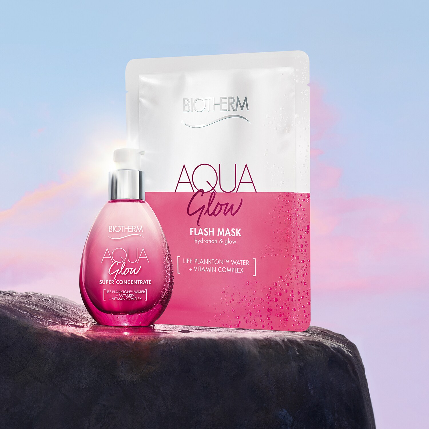 Aqua Glow Flash Mask - Maska na obličej z BIOTHERM ≡ SEPHORA