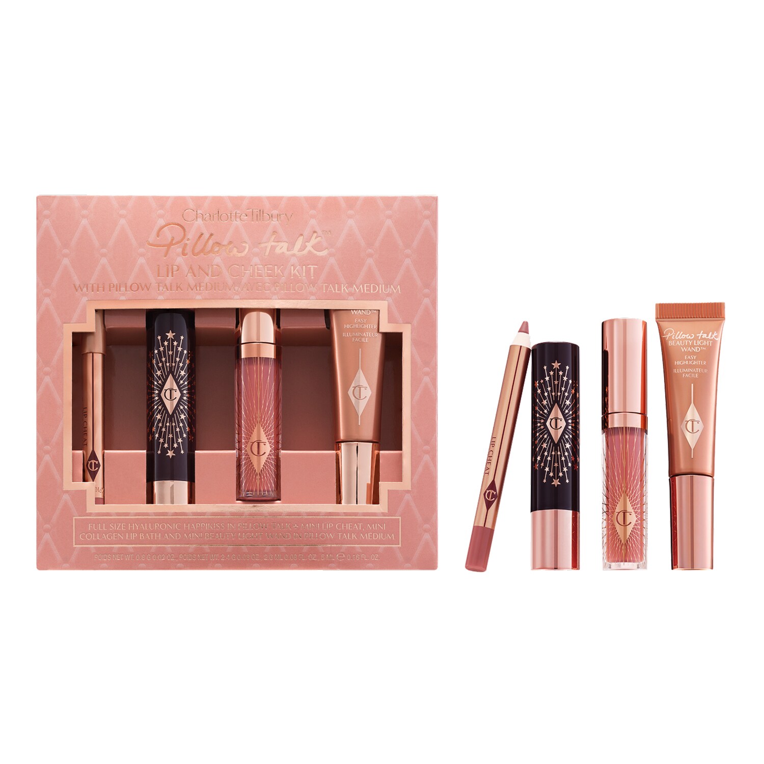 Pillow Talk Lip & Cheek Set - Zestaw do makijażu ust i policzków i ...