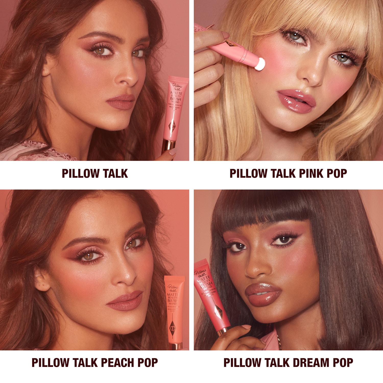 Pillow Talk Matte Beauty Blush Wand - Blush liquido di CHARLOTTE ...