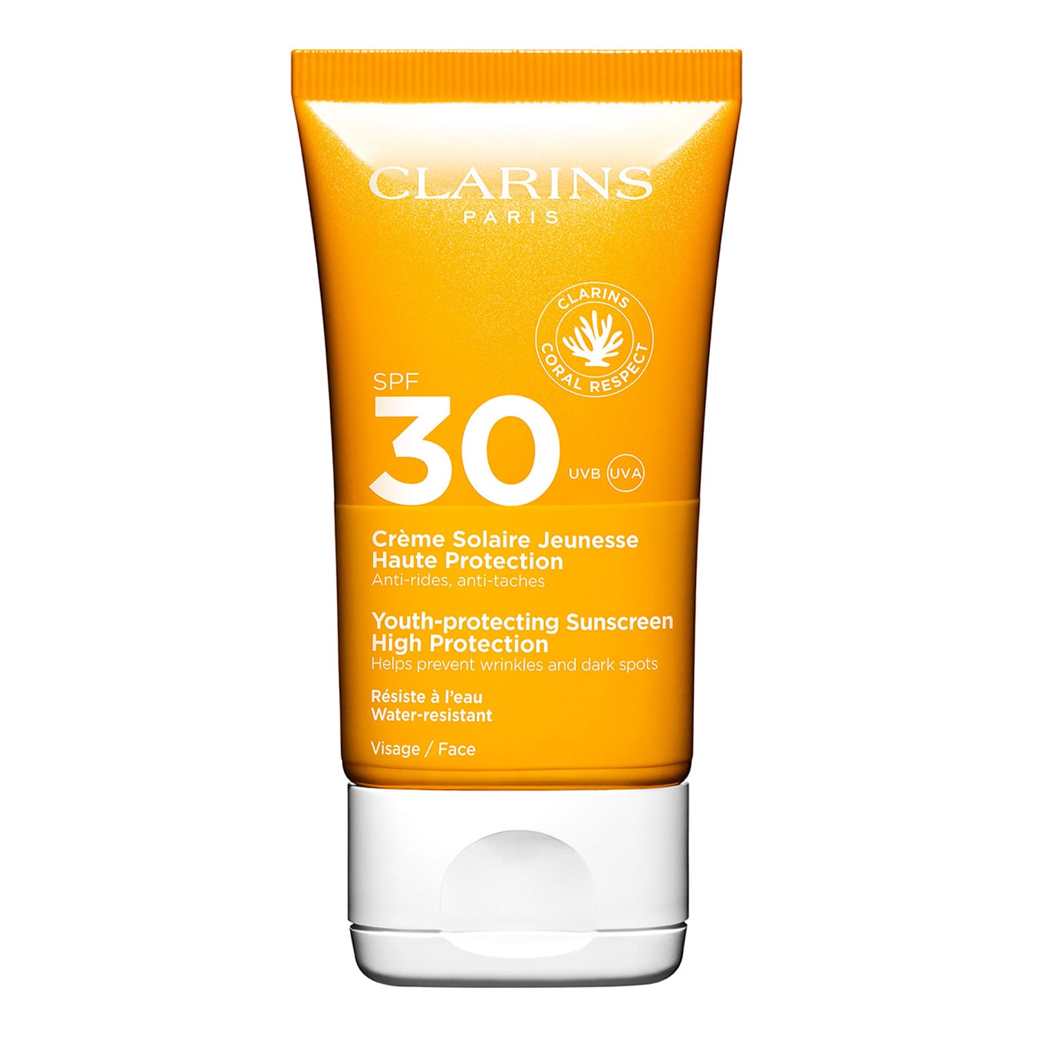 Clarins - Youth-protecting Sunscreen High Protection Spf30 Face - All ...