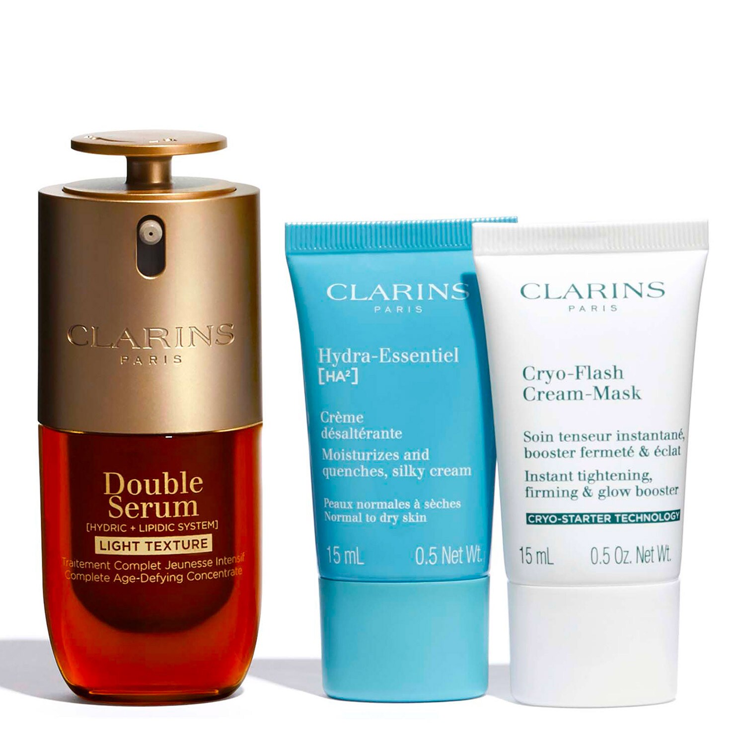 Coffret Double Serum Light Texture - Sérum anti-âge texture de CLARINS ...