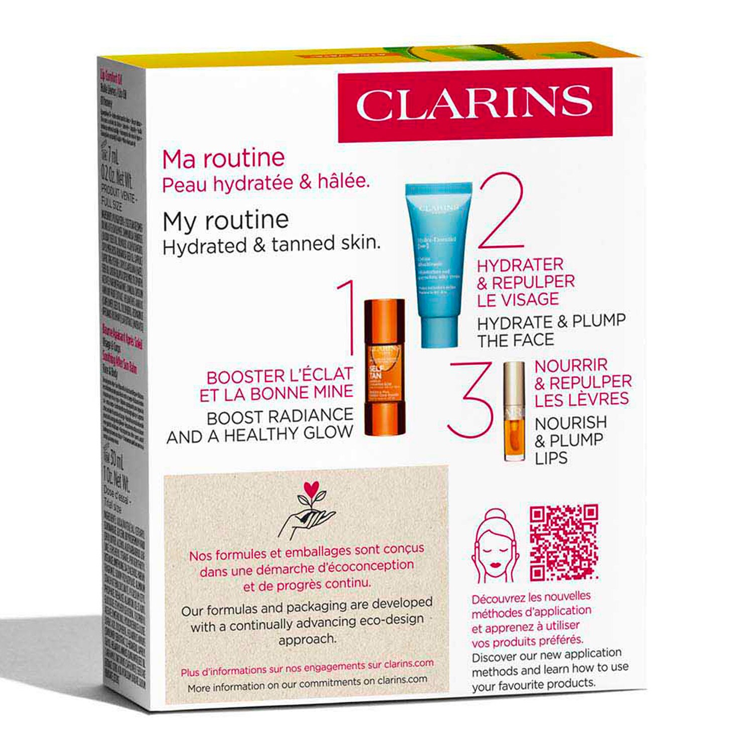 Coffret Addition Concentré Eclat - Autobronzant visage de CLARINS ≡ SEPHORA