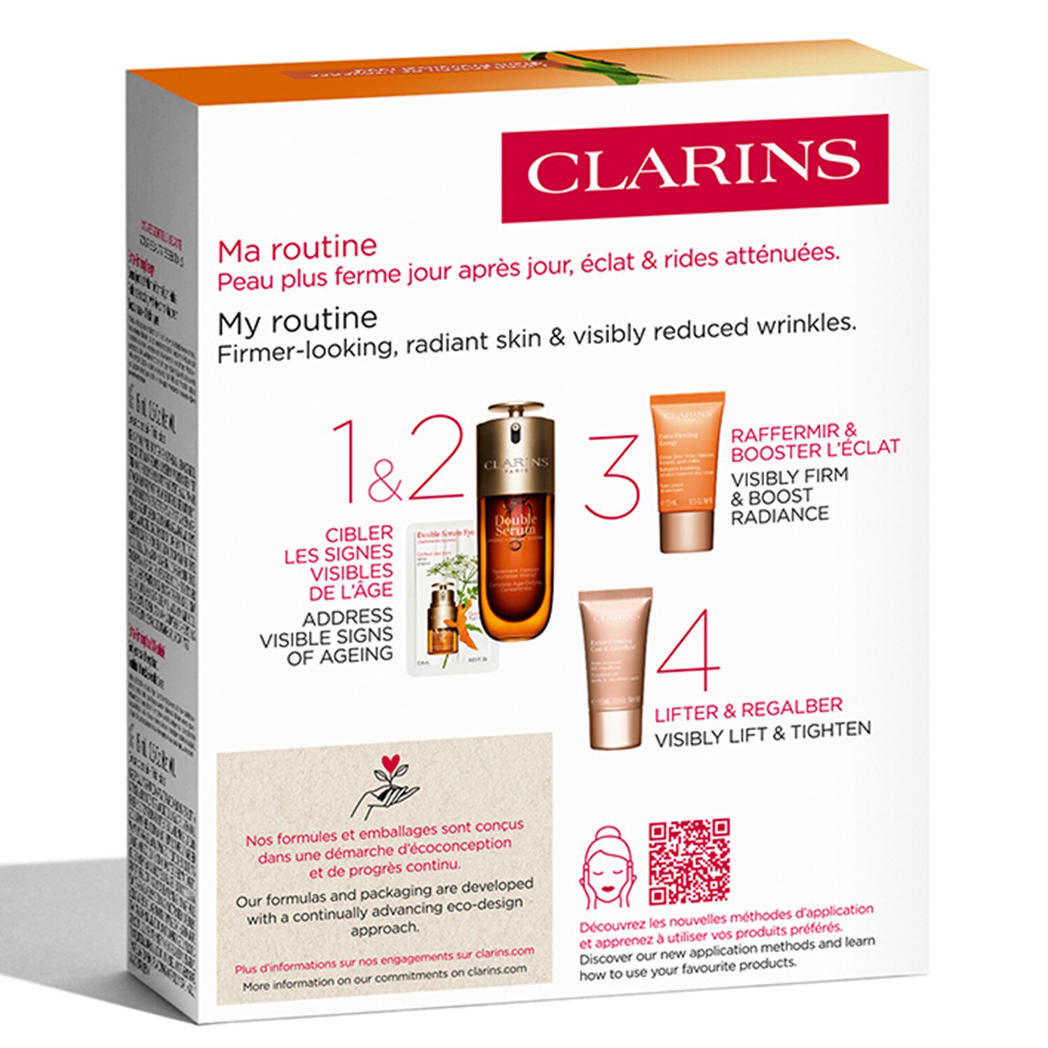 DOUBLE SERUM 9 & EXTRA-FIRMING SET - Σετ Περιποίησης Προσώπου Clarins ≡ ...