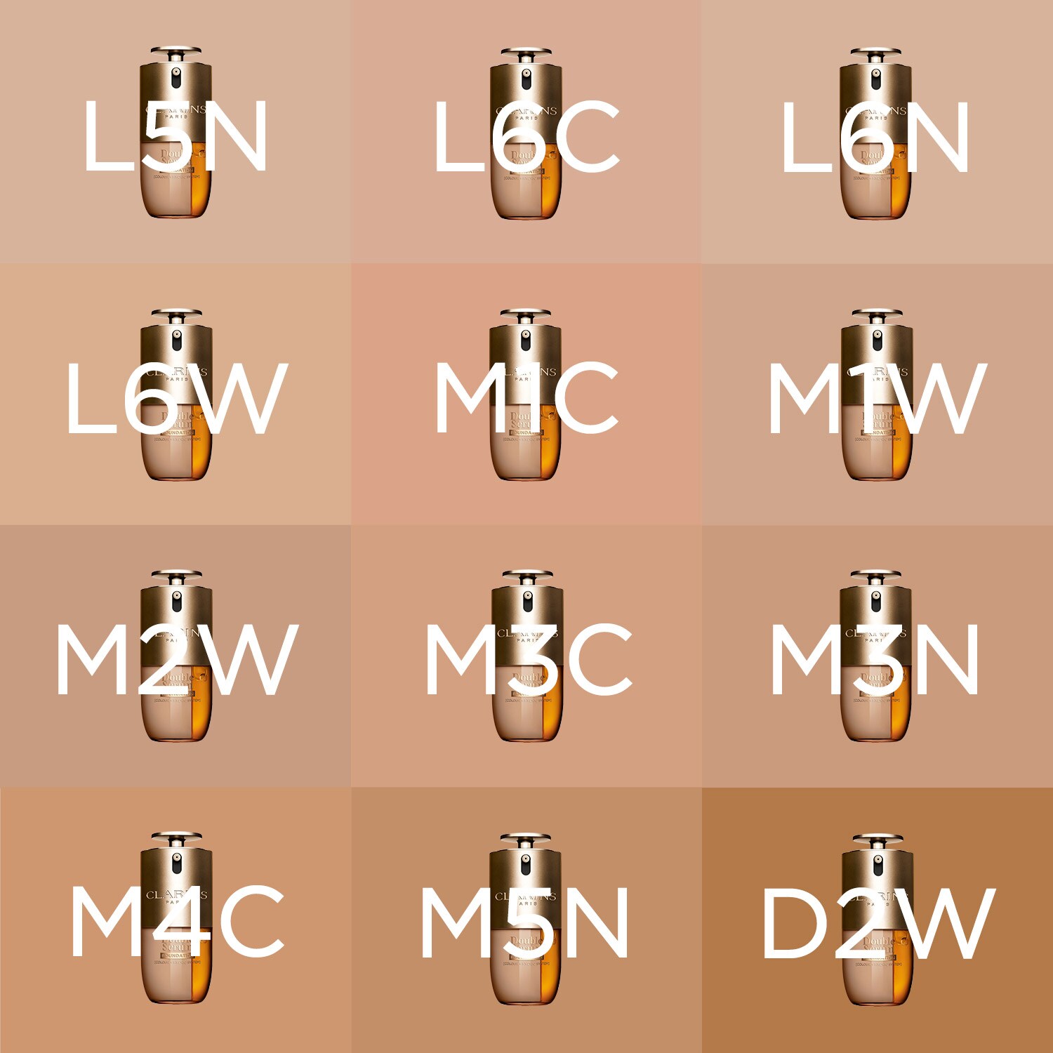 Double Serum Foundation - Fondotinta ibrido 2-in-1 di CLARINS ≡ SEPHORA