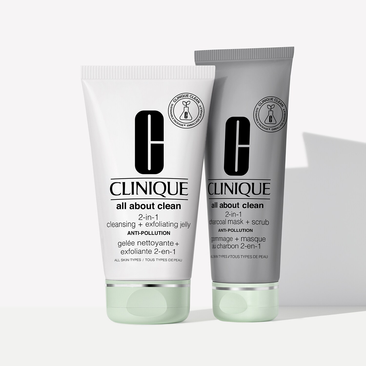 All About Clean™ 2-in-1 Charcoal Mask + Scrub Clinique ≡ SEPHORA