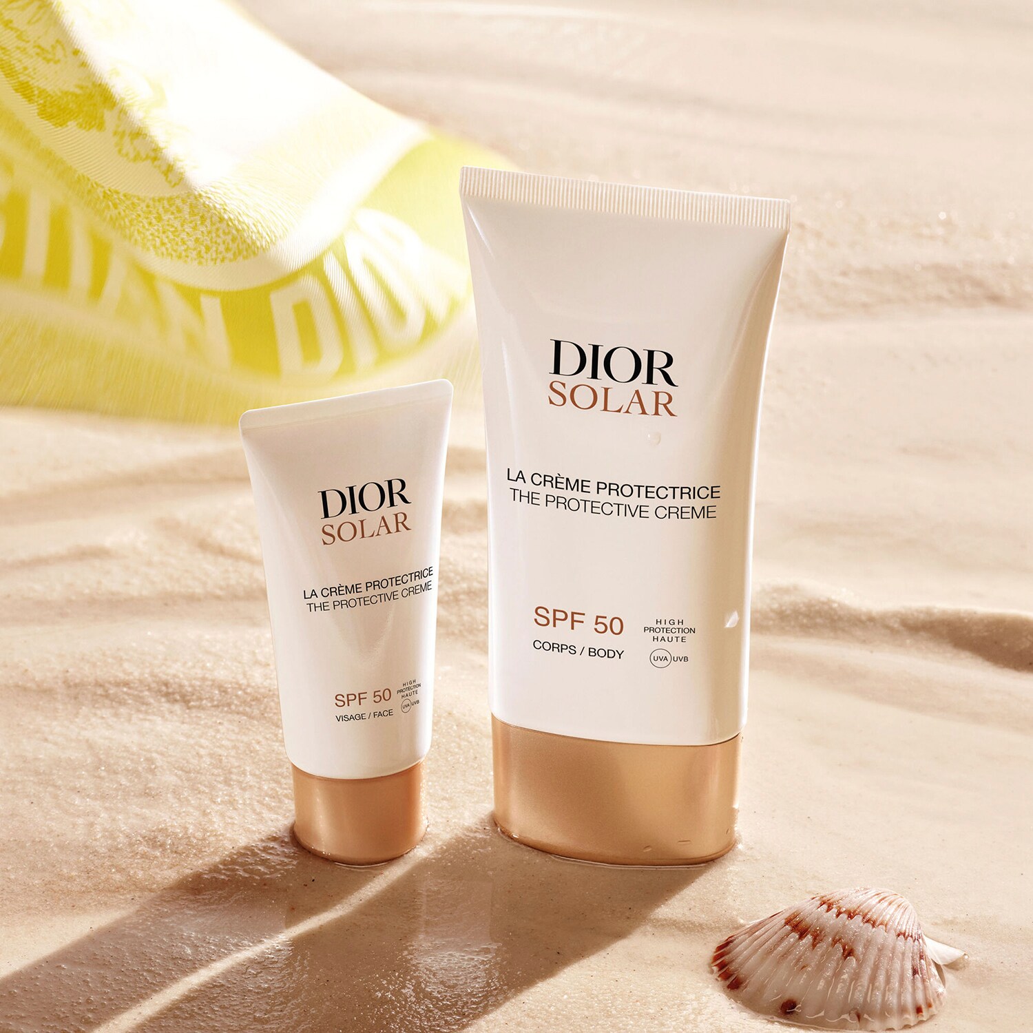 Dior Solar La Crème Protectrice Visage SPF 50 - Crème Solaire Visage ...