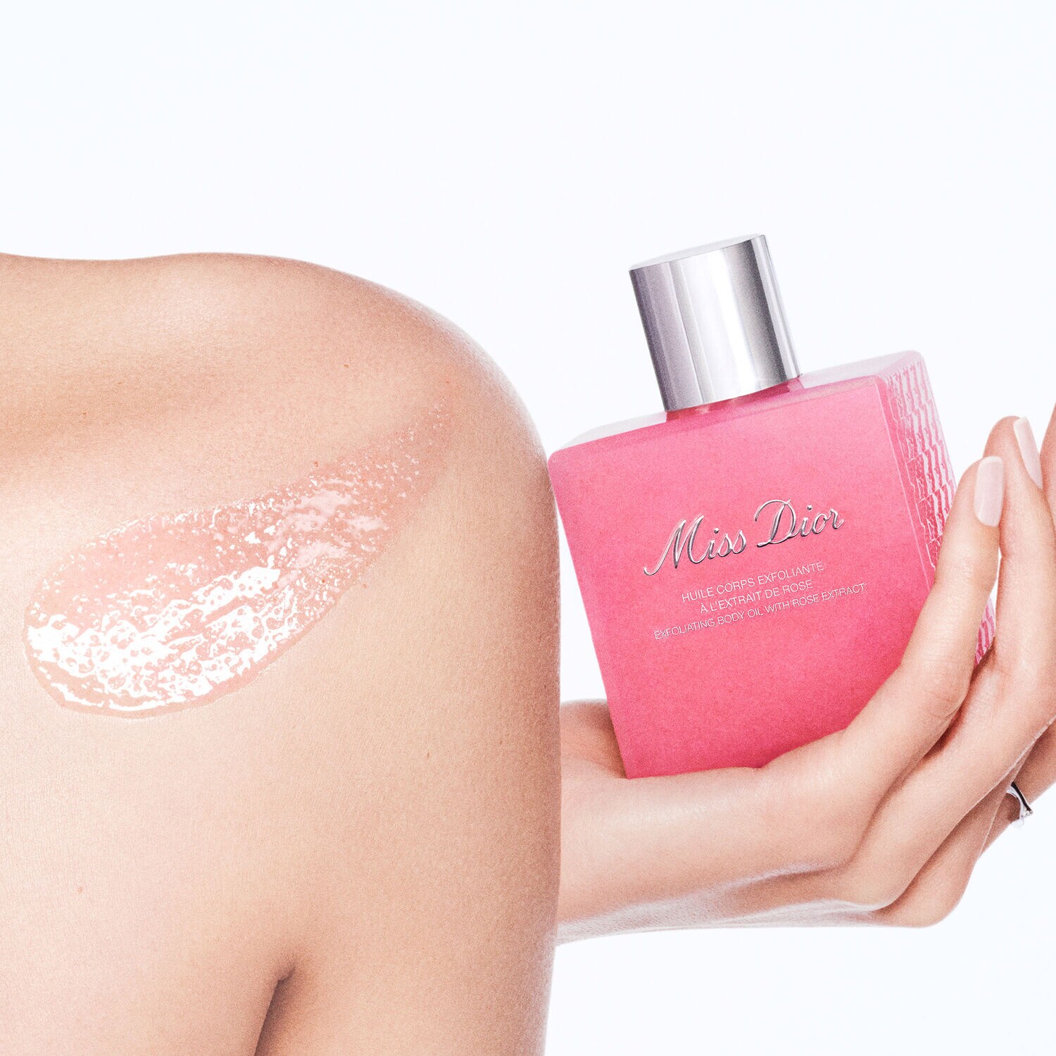 Miss Dior Exfoliating Body Oil with Rose Extract – Exfoliating Shower ...