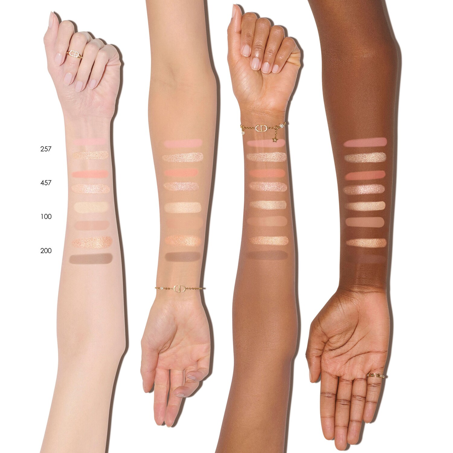 Rouge Blush Colour & Glow Palette viso multiuso 457 Diorette (8 g) - duo colore e highlighter di ...