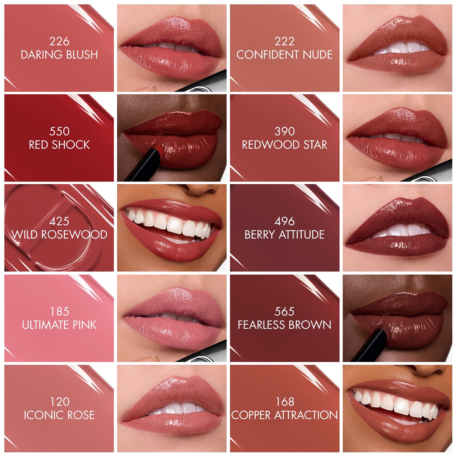 Rouge Dior On Stage - Batom brilhante de longa duração Dior ≡ SEPHORA