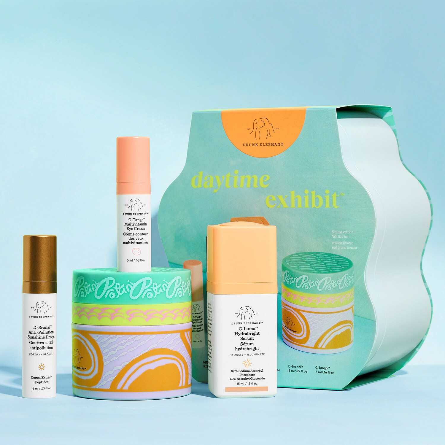 Daytime Exhibit Morning Kit - Sabah Cilt Bakım Seti DRUNK ELEPHANT ≡ ...