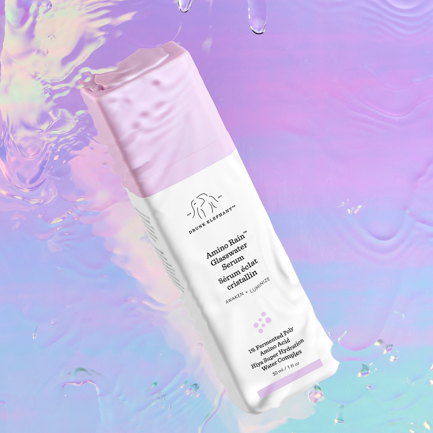 Amino Rain™ Glasswater Serum - Siero idratante per il viso di DRUNK ...