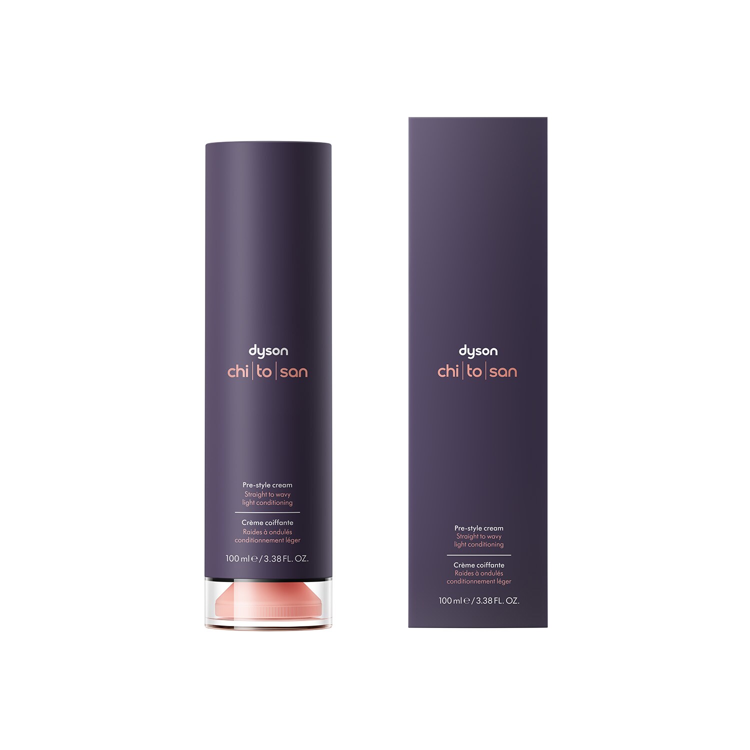 Crema pre-styling Dyson Chitosan™ - Capelli lisci o ondulati Formula ...