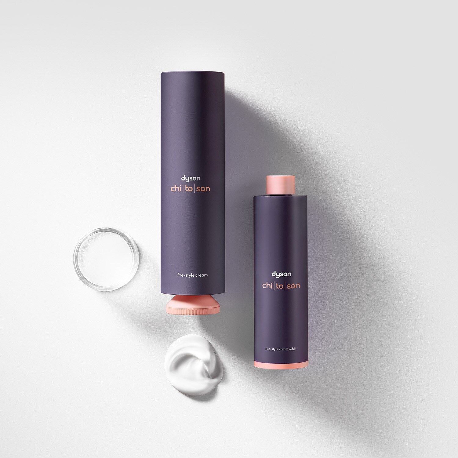 Crema pre-styling Dyson Chitosan™ - Capelli lisci o ondulati Formula ...