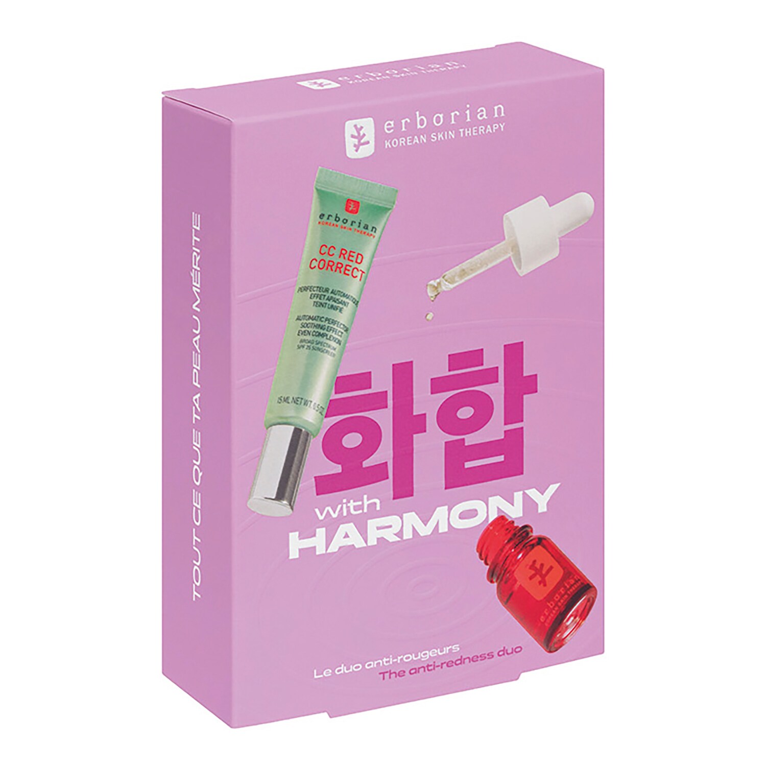 Kit CC Red Correct x Skin Therapy - Coffret soin visage de ERBORIAN ≡ ...