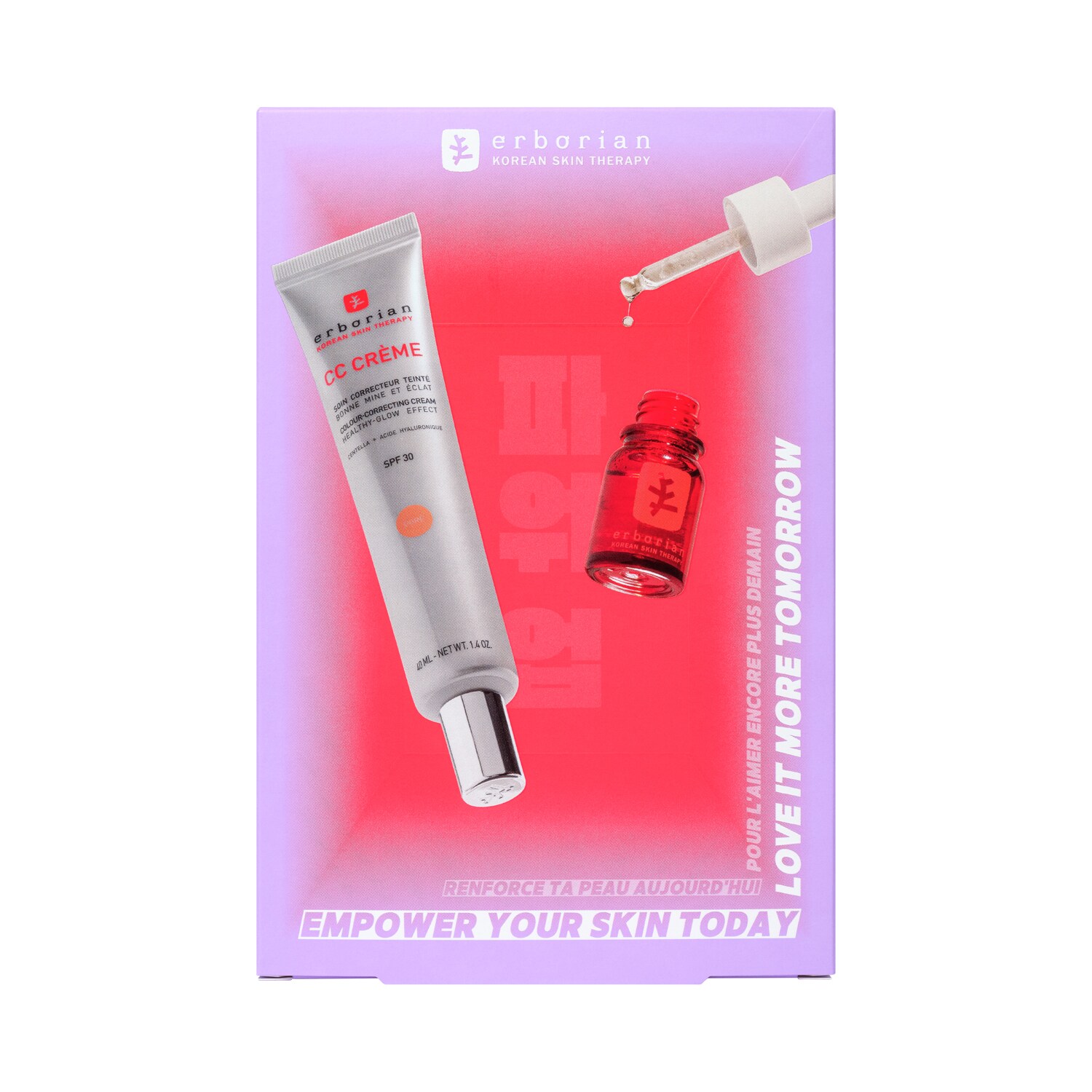 CC Crème x Skin Therapy - Set produse de ingrijire pentru fata Erborian ...