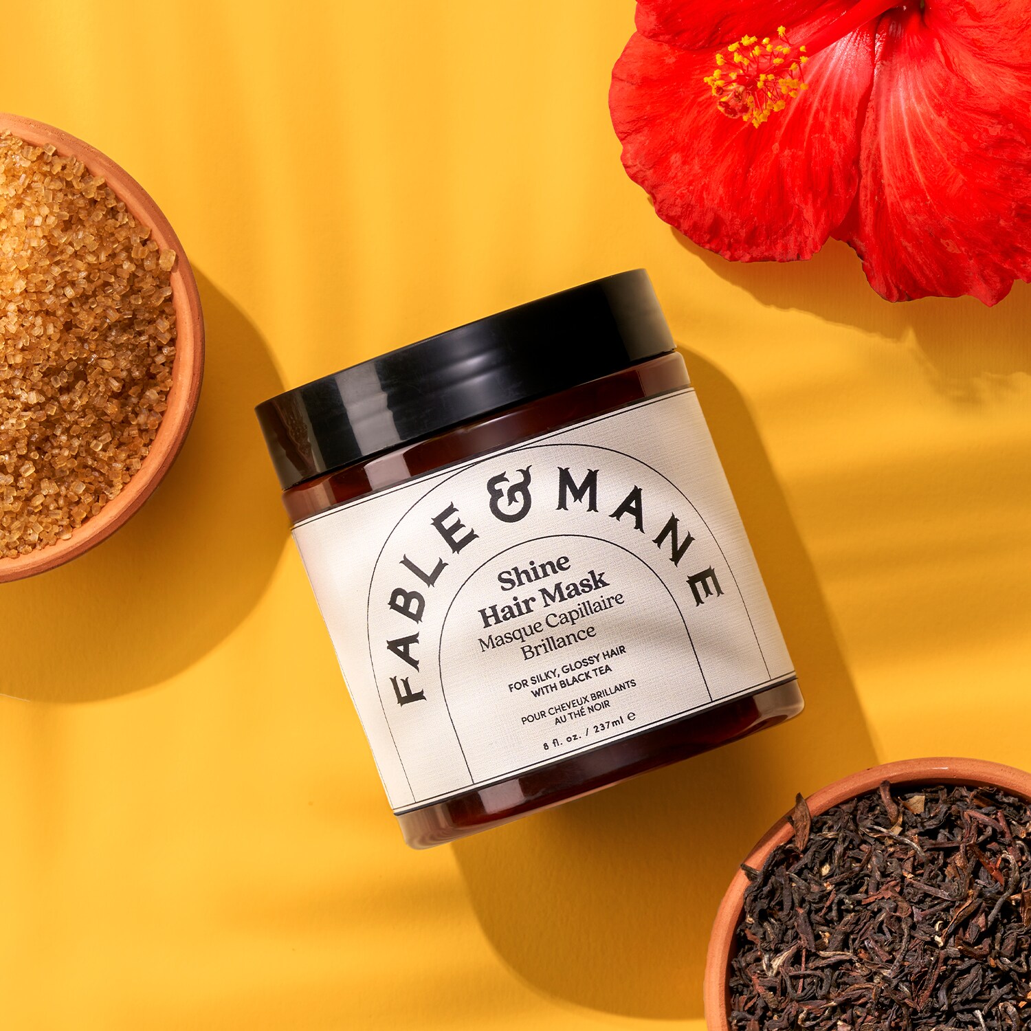Hårmasken med sort te, giver håret glans FABLE & MANE ≡ SEPHORA