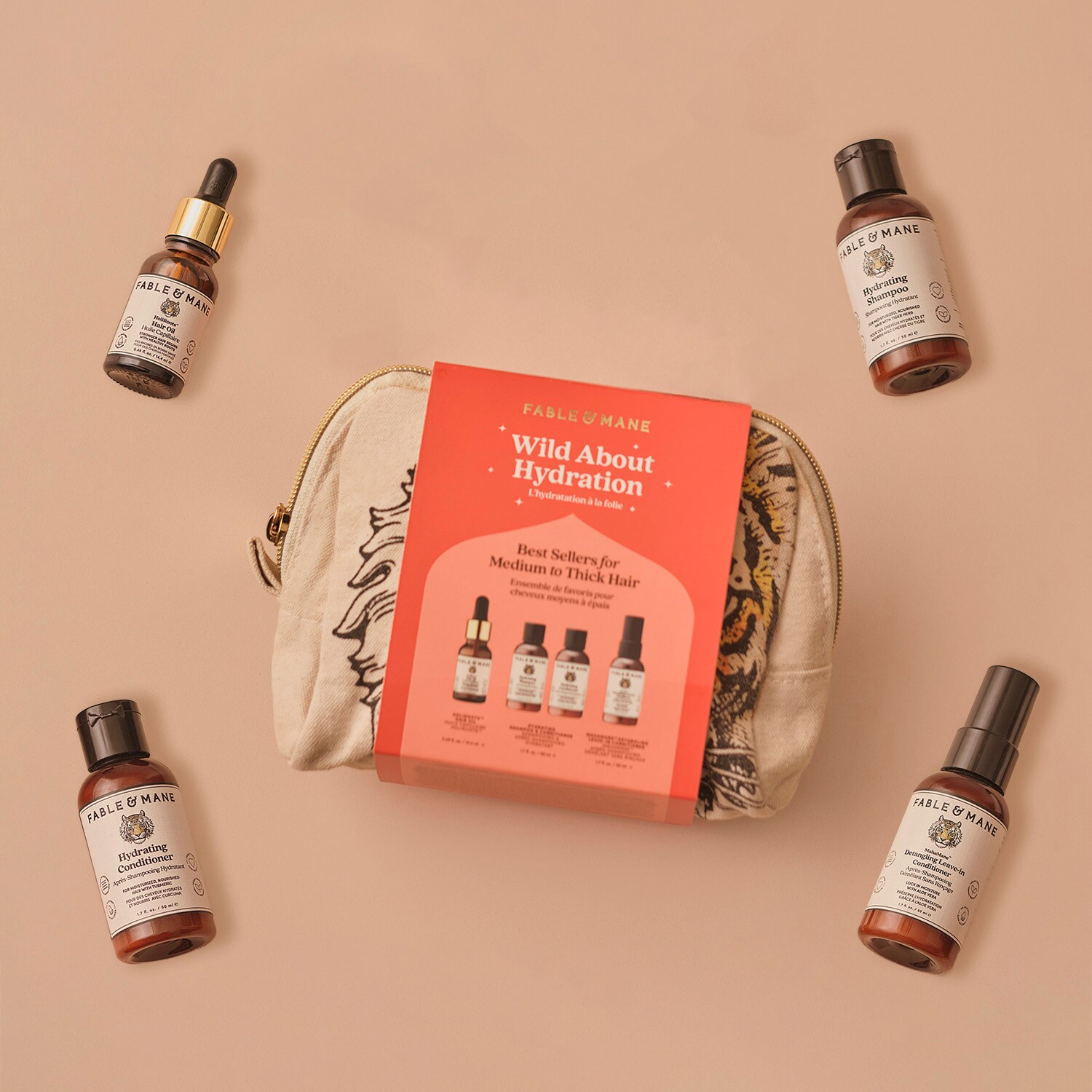 Wild About Hydration - Coffret de hidratação, cabelos médios a espessos ...