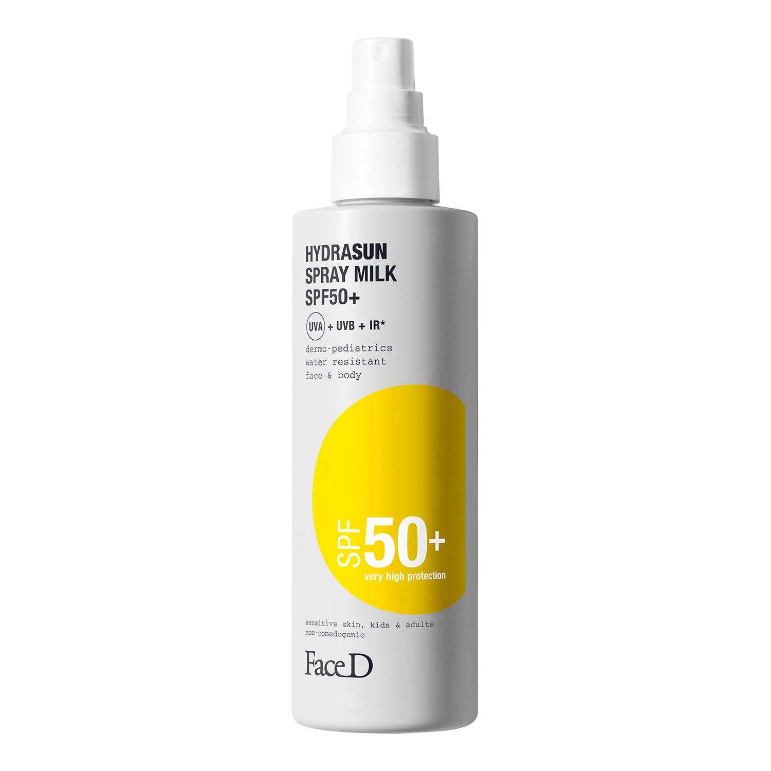 Hydrasun Spray Milk SPF50+ - Solare viso e corpo di FACE D ≡ SEPHORA