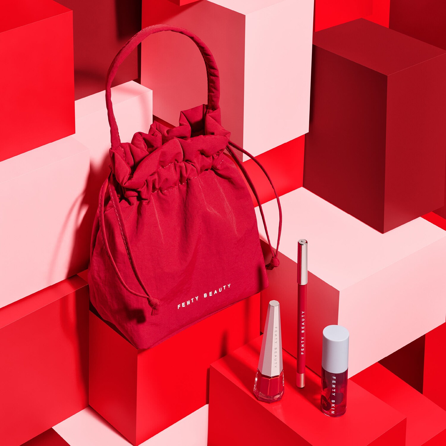 Cherry Mouth - Set di tre prodotti per labbra di FENTY BEAUTY ≡ SEPHORA