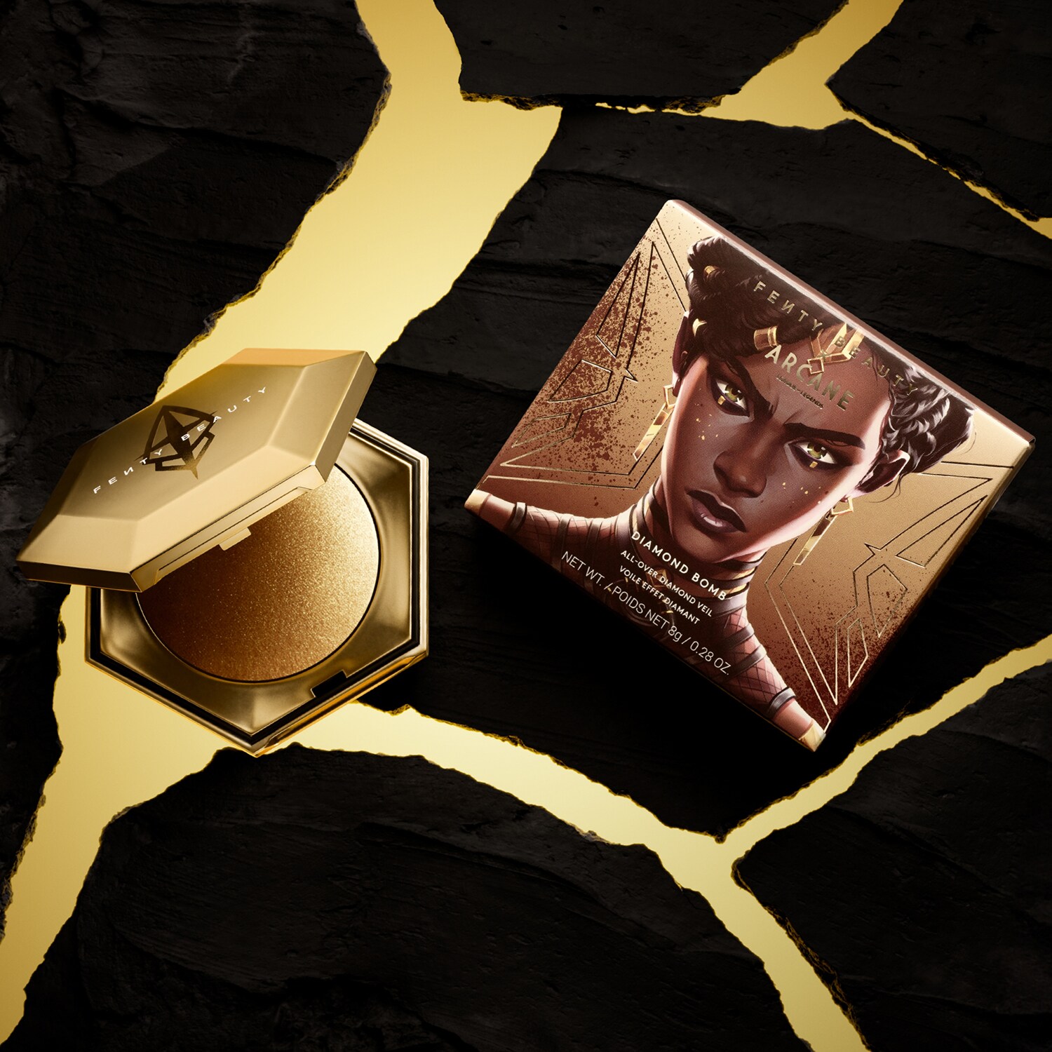 Arcane x Diamond Bomb All-Over Diamond Veil - Highlighter επιδερμίδας ...