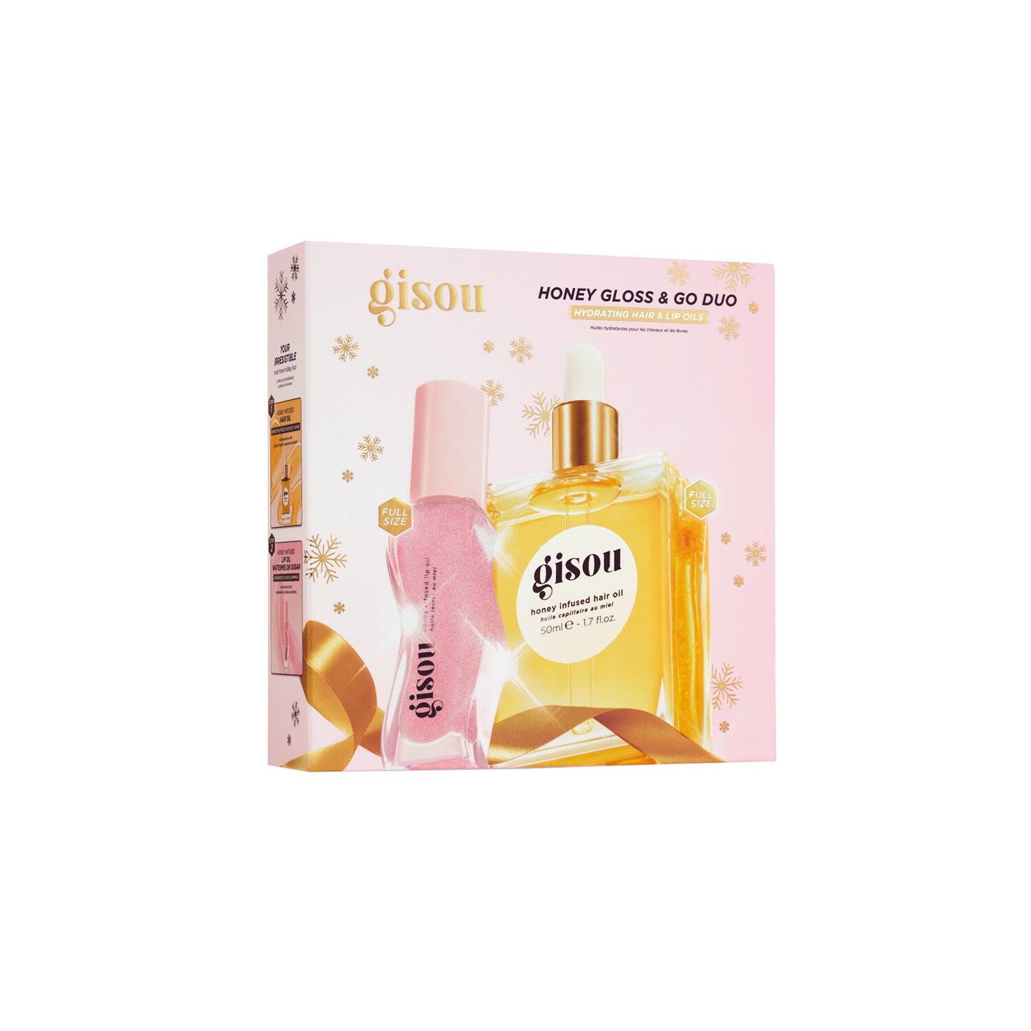 Honey Gloss & Go Duo - Set aus Haar- und Lippenöl von GISOU ≡ SEPHORA