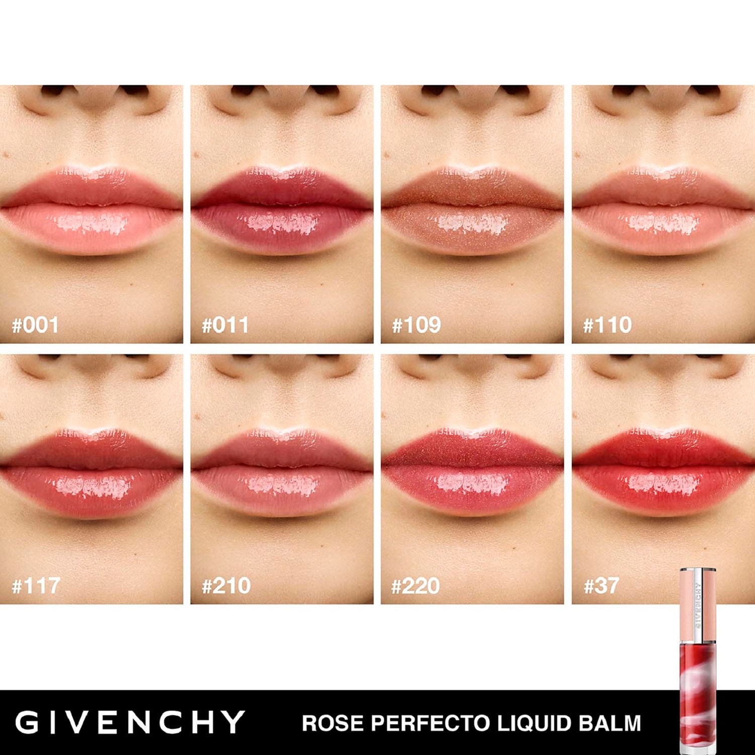 Rose perfecto liquid lip balm - Balsamo Labbra di GIVENCHY ≡ SEPHORA