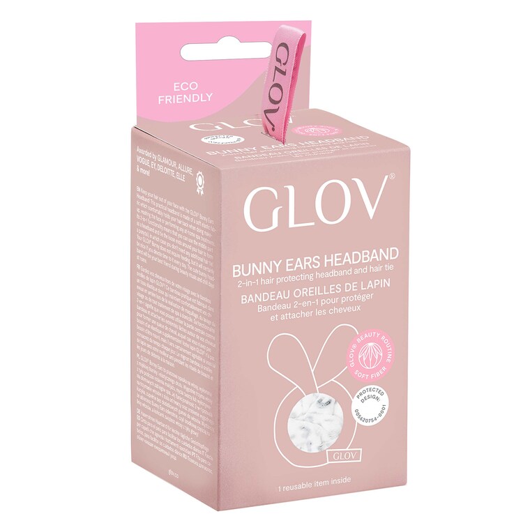 Bunny Ears Headband - 2-In-1 Hair Protecting Headband And Hair Tie ...