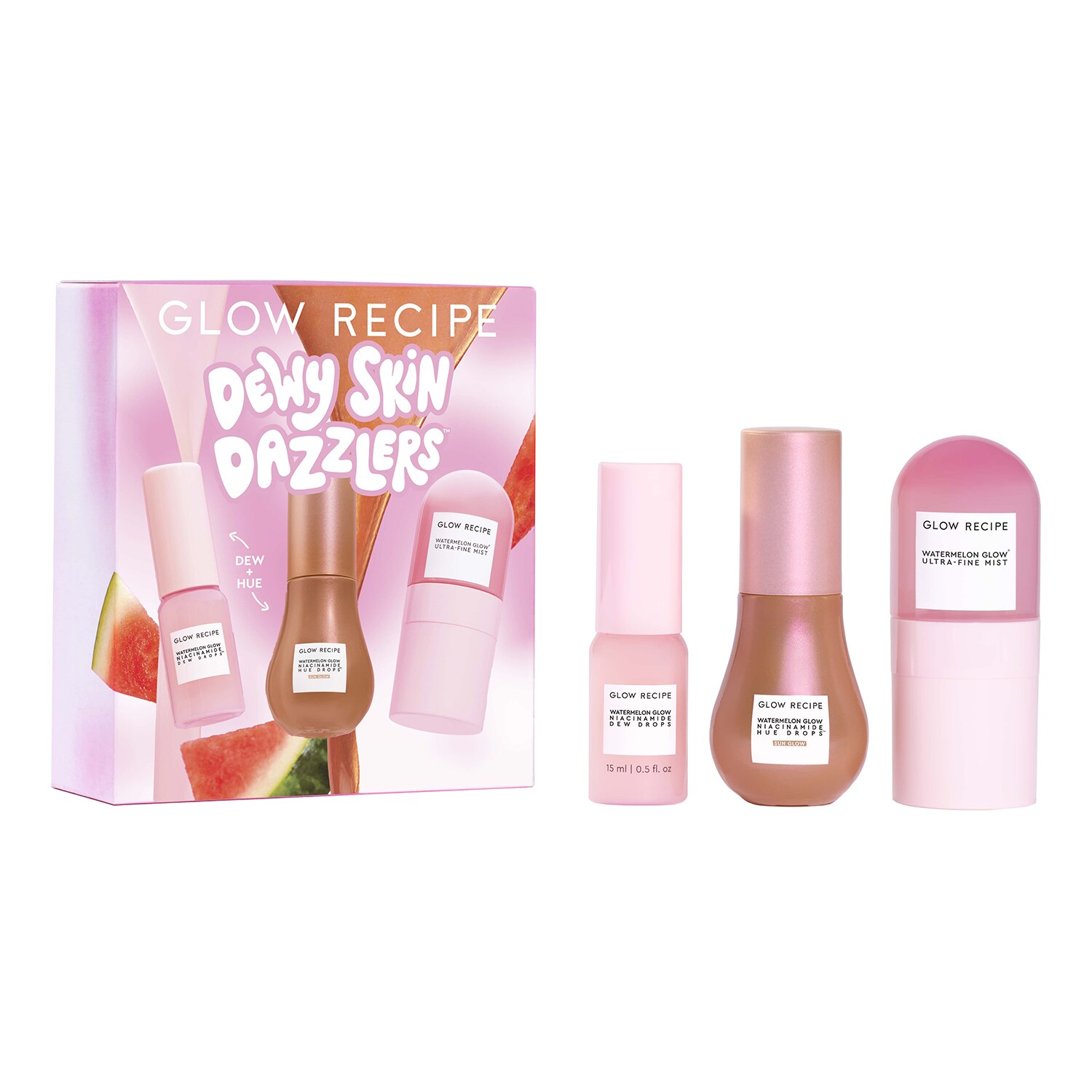 Dewy Skin Dazzlers - Cilt Bakım Seti GLOW RECIPE ≡ SEPHORA