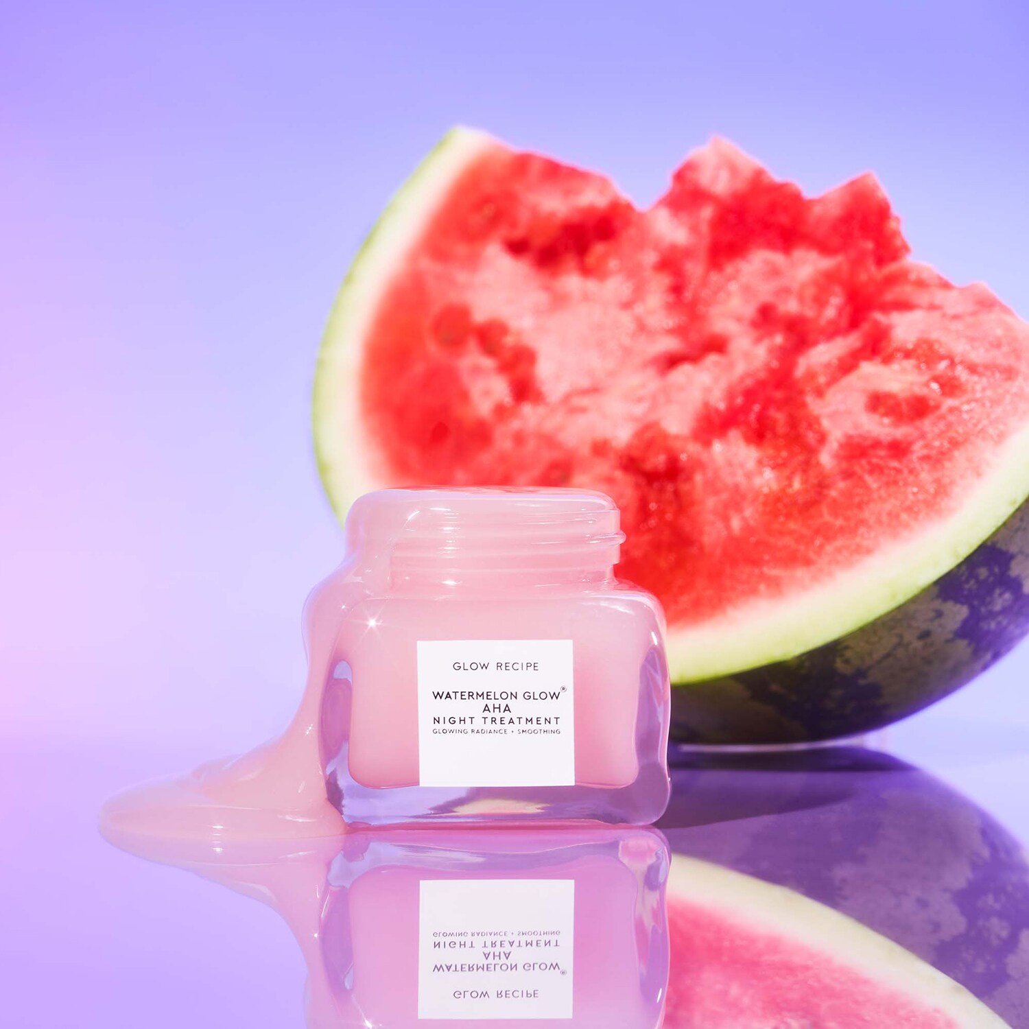 Watermelon Glow - Maska na noc mini z kwasami AHA i GLOW RECIPE ≡ SEPHORA