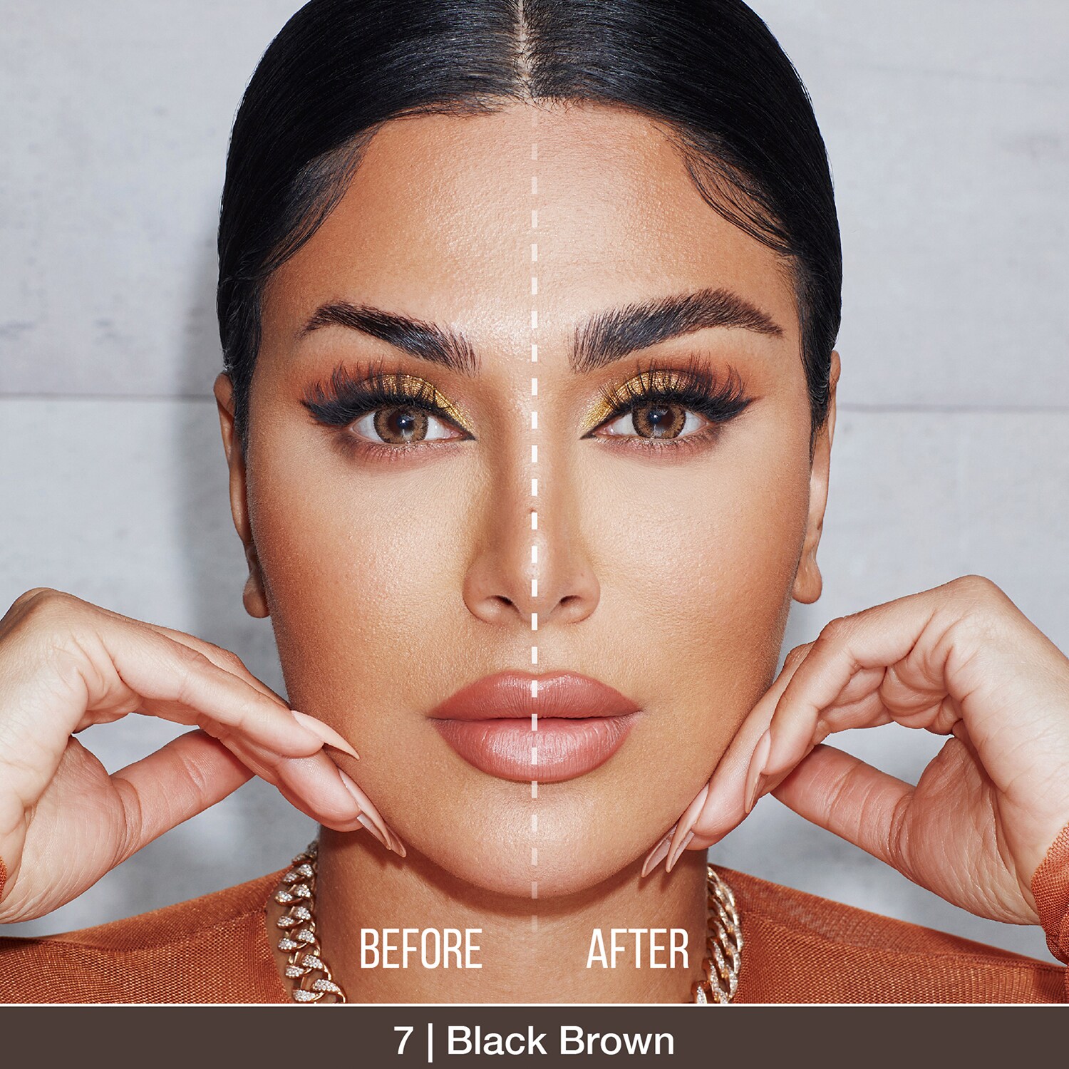 #BOMBBROWS Full N’Fluffy Fiber Gel - Brow gel Huda Beauty ≡ SEPHORA