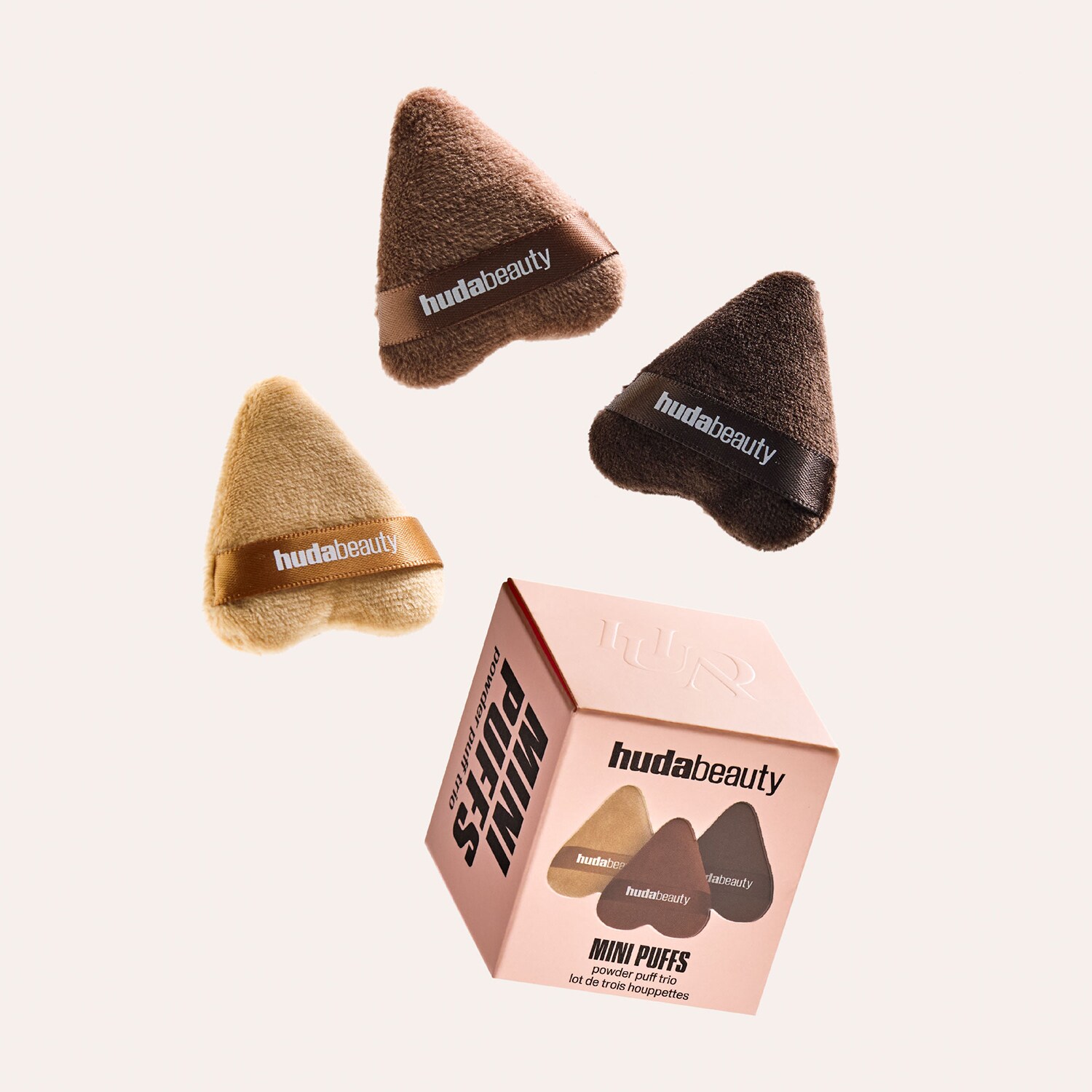 Mini Puffs Powder Puff Trio – Trio Mini Powder Puffs z HUDA BEAUTY ≡ ...