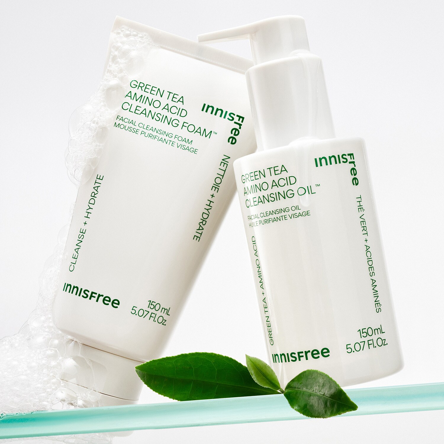 Olio Detergente Struccante al Tè Verde e Aminoacidi - Detergente viso ...