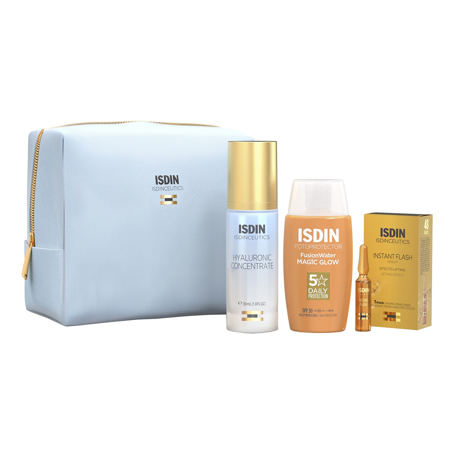 Potencia el GLOW de tu piel - Set de cuidado solar de Isdin ≡ SEPHORA