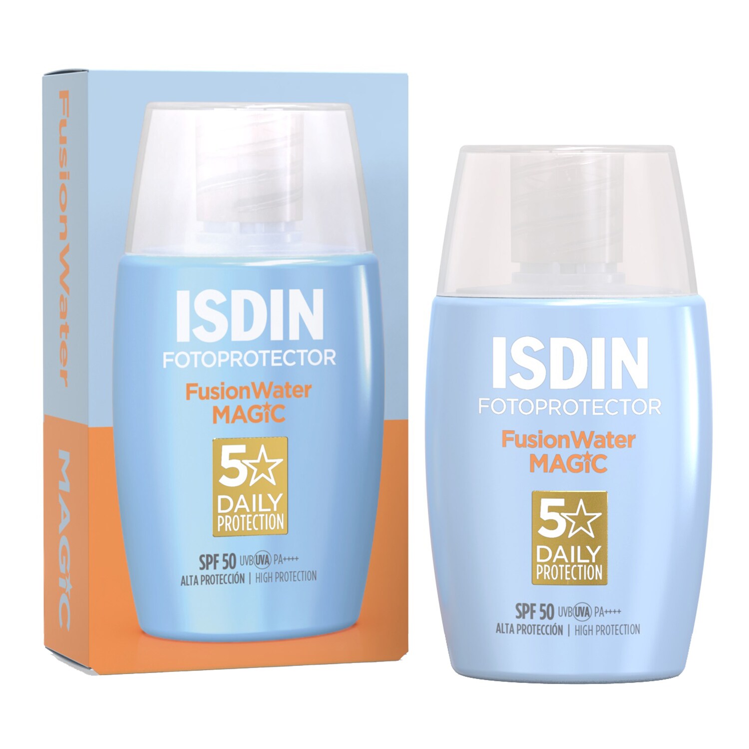 Fotoprotector FusionWater MAGIC SPF50 - Protetor solar facial Isdin ≡ ...