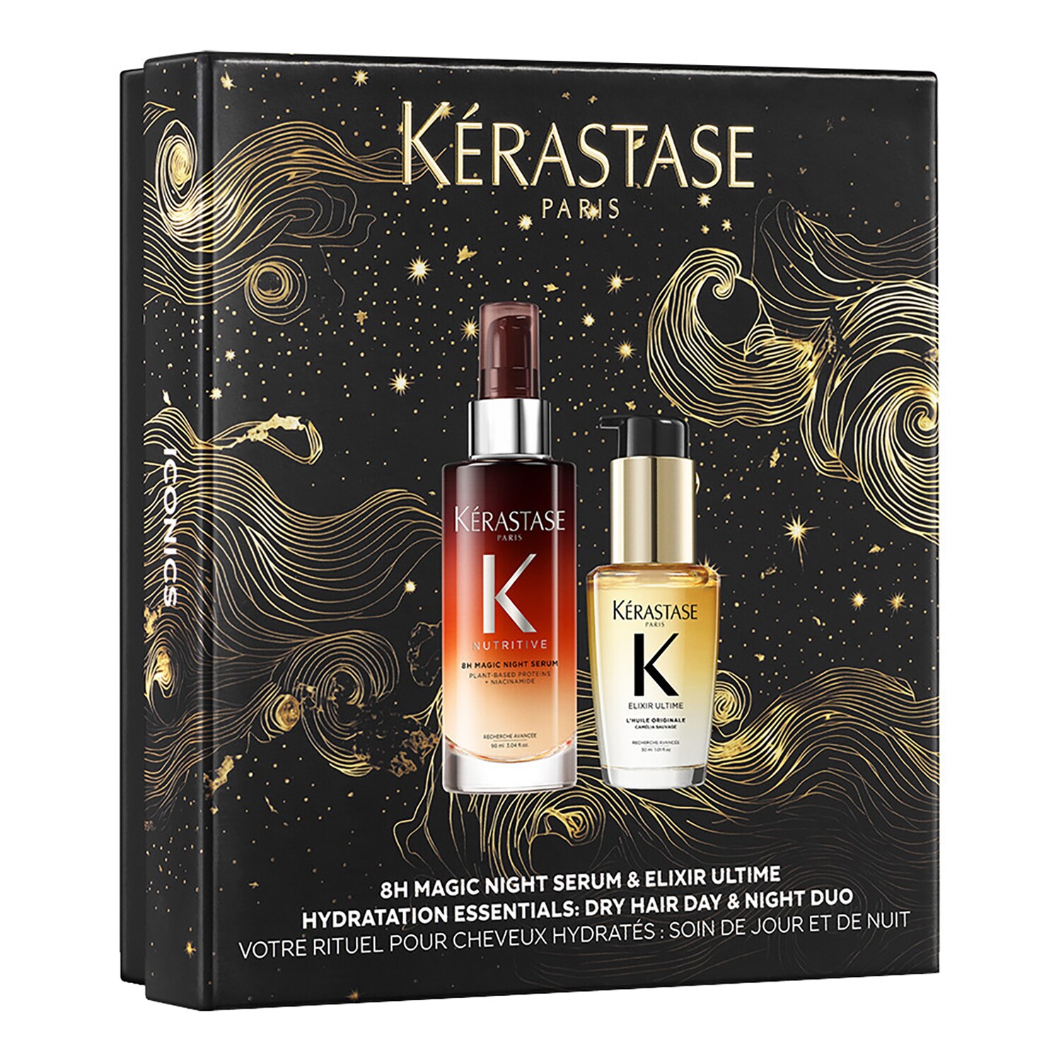 Iconics Set 2024 Elixir Ultime Huile Originale +Nutritive 8H Magic ...
