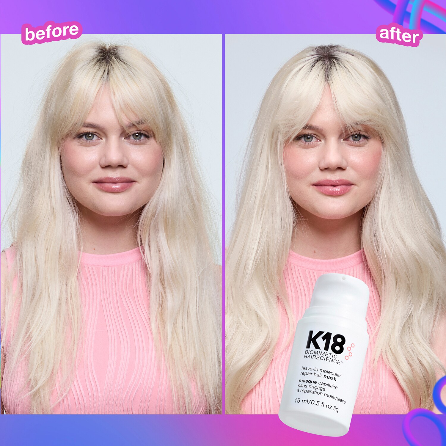 Healthy Volume - Coffret minis soins cheveux volume de K18 ≡ SEPHORA