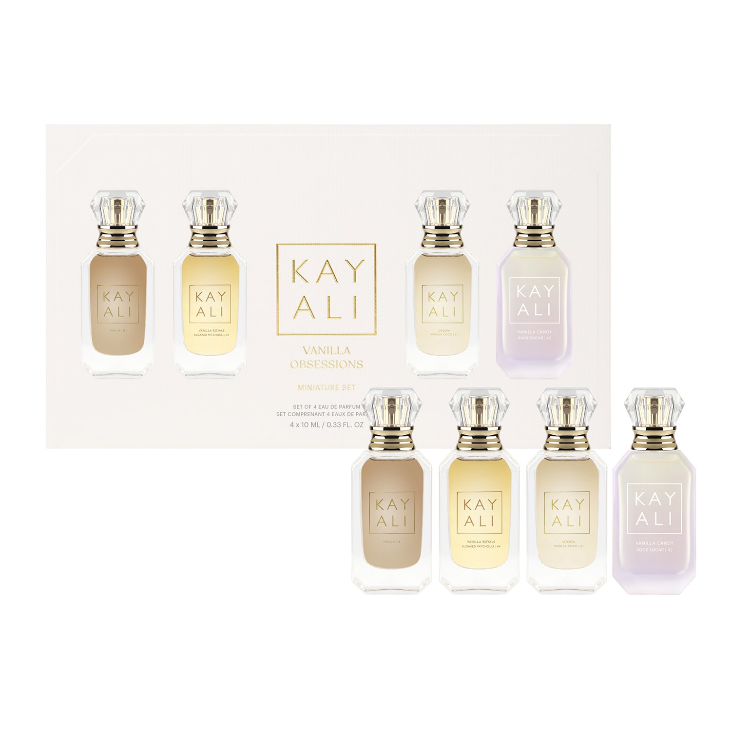 Vanilla Obsessions Miniature Set - Coffret parfum miniature de KAYALI ≡ ...